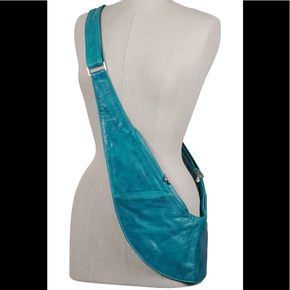 Sash | Bags | Nwt The Sash Aqua Leather Crossbody Sash Bag | Poshmark